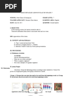 Grade 7 Lesson Plan For MELC 14: Transcode Information From Linear To ...