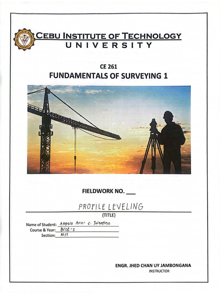 Tolentino BSCE 2 M11 Fieldwork6 | PDF