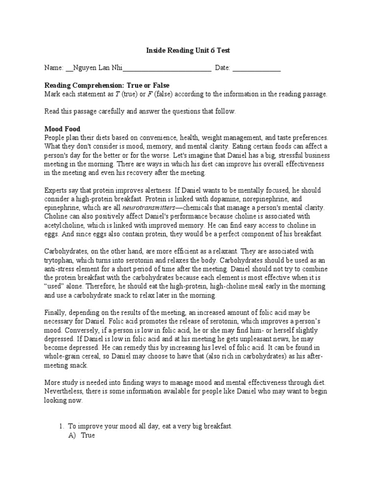 English Ielts Reading Test Samples | PDF