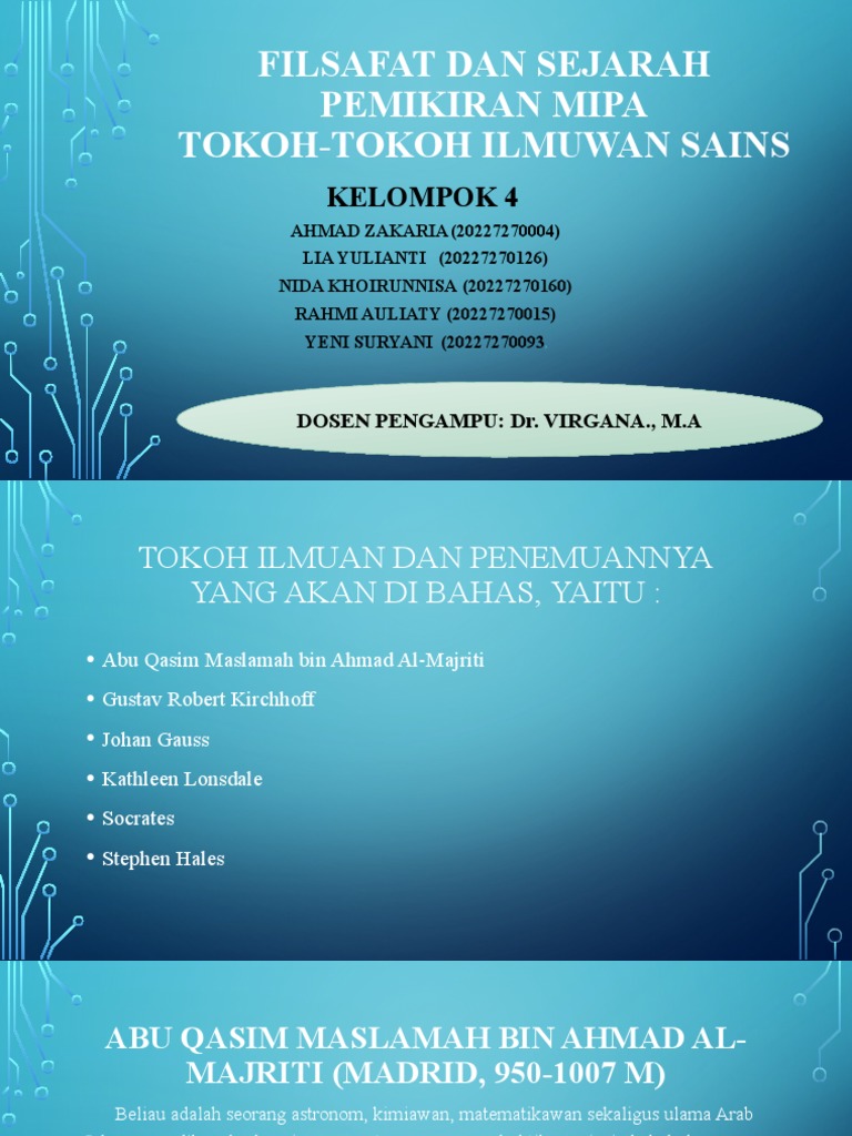 Filsafat Dan Sejarah Pemikiran Mipa | PDF