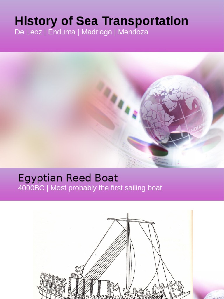 Evolution of Sea Transportation | PDF