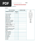 Test de Adams | PDF | Escoliosis | Especialidades Medicas