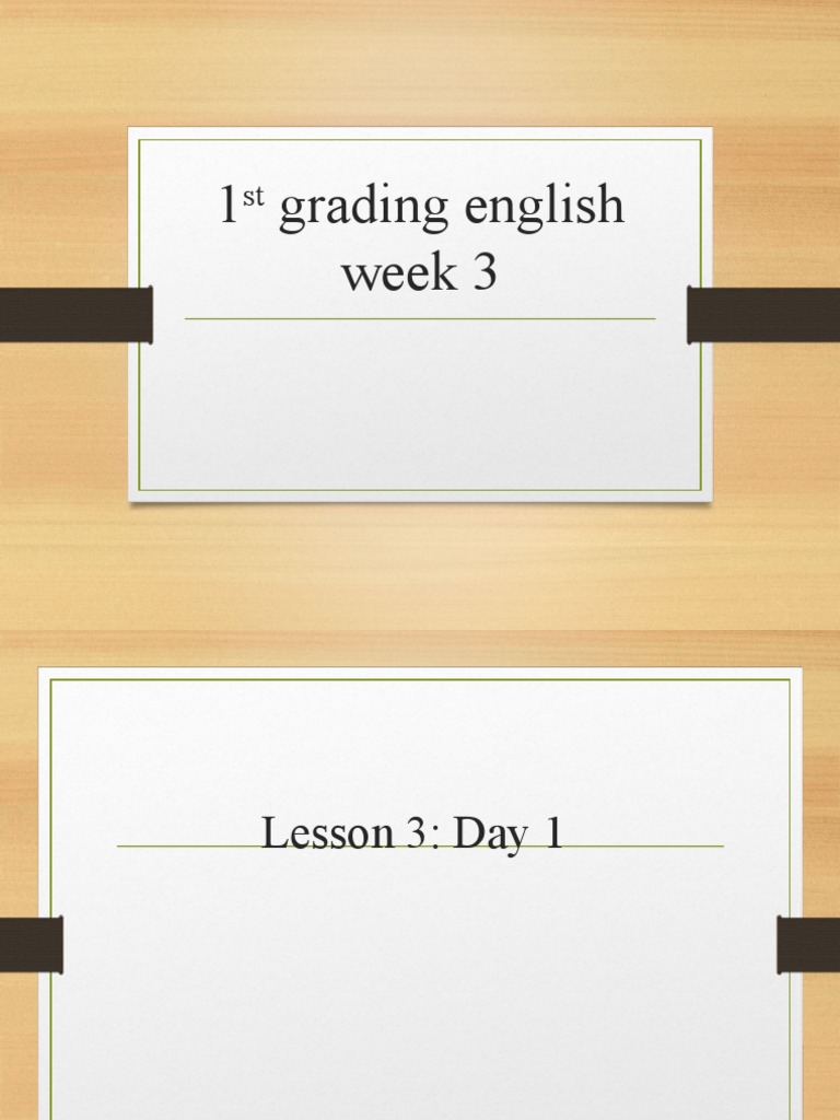 English Q1 Week 3 | PDF | Question | Soup