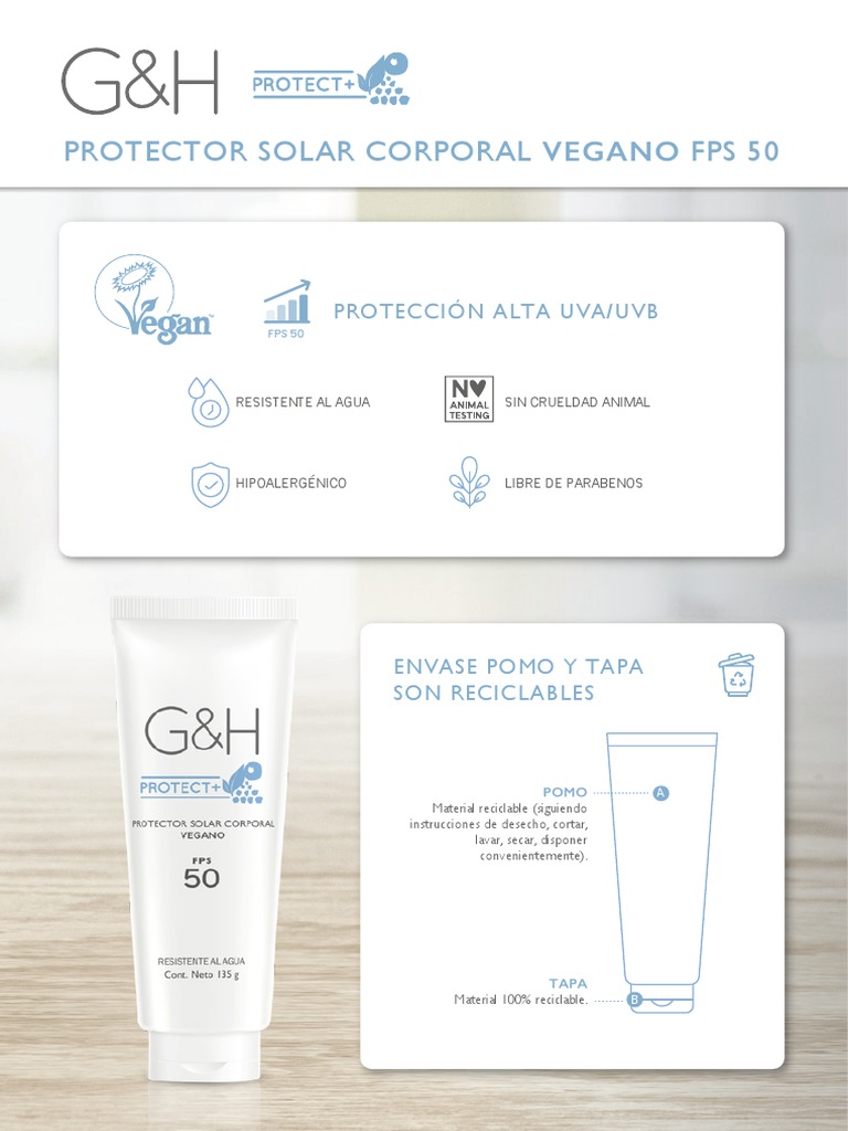 G&H - Protector Hoja de Producto | Descargar gratis PDF | Protector ...