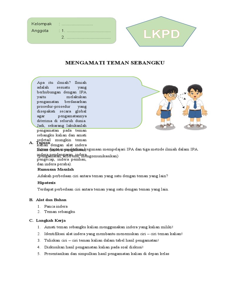 LKPD-1 SDH Revisi | PDF