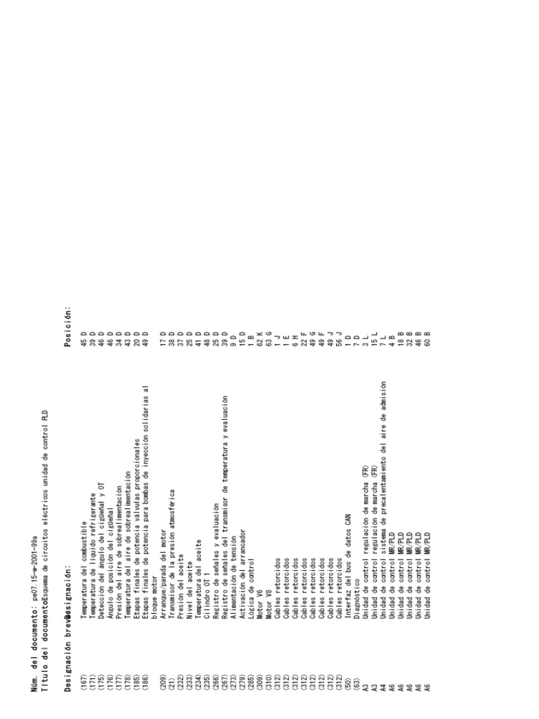 Diagrama PLD Mercedes Benz Actros | PDF | Máquinas rotativas | Máquinas