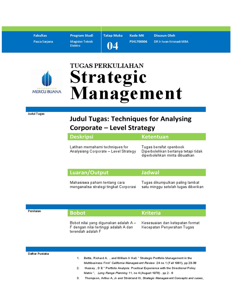 Tugas Module 4 | PDF | Strategic Management | Economies