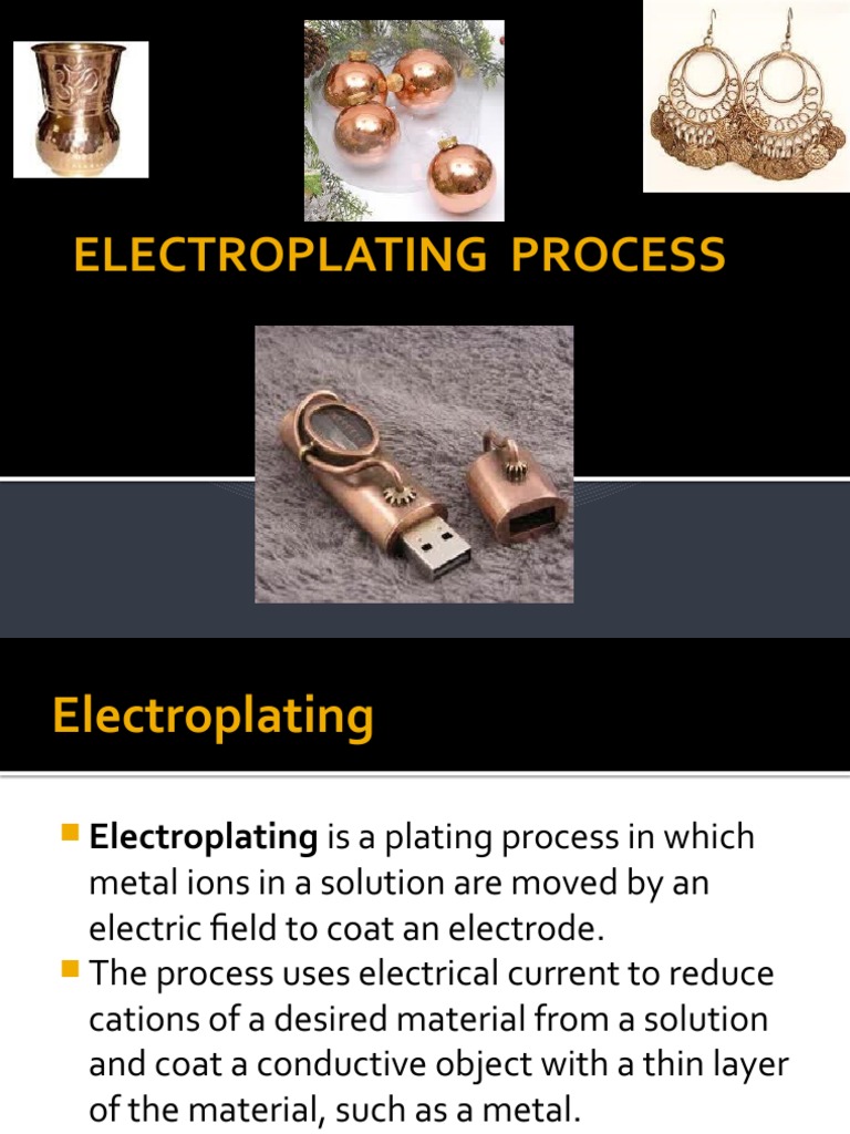 Electroplating Seminar | PDF | Anode | Cathode