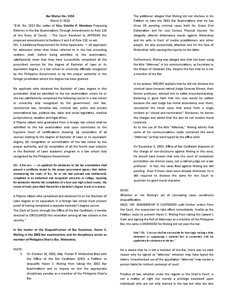 Cases Legal Prof Chapter 1 Ok | PDF | Lawyer | Disbarment