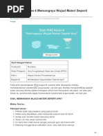 Soal Ulangan Harian IPA Kelas 4 SD - BAB 6 Sifat Dan Perubahan Wujud Benda | PDF