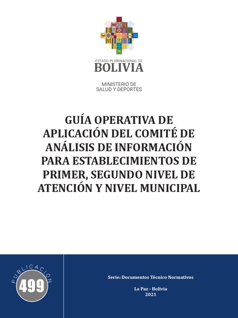 Guia Operativa de Aplicacion Del CAI Bolivia 2021 | PDF | Medicina ...