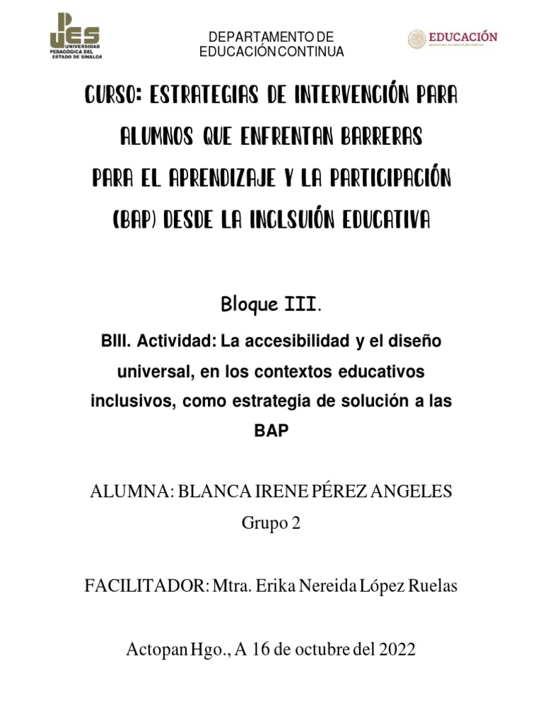 PEREZ BlancaI Act17 | PDF | Aprendizaje | Diseño