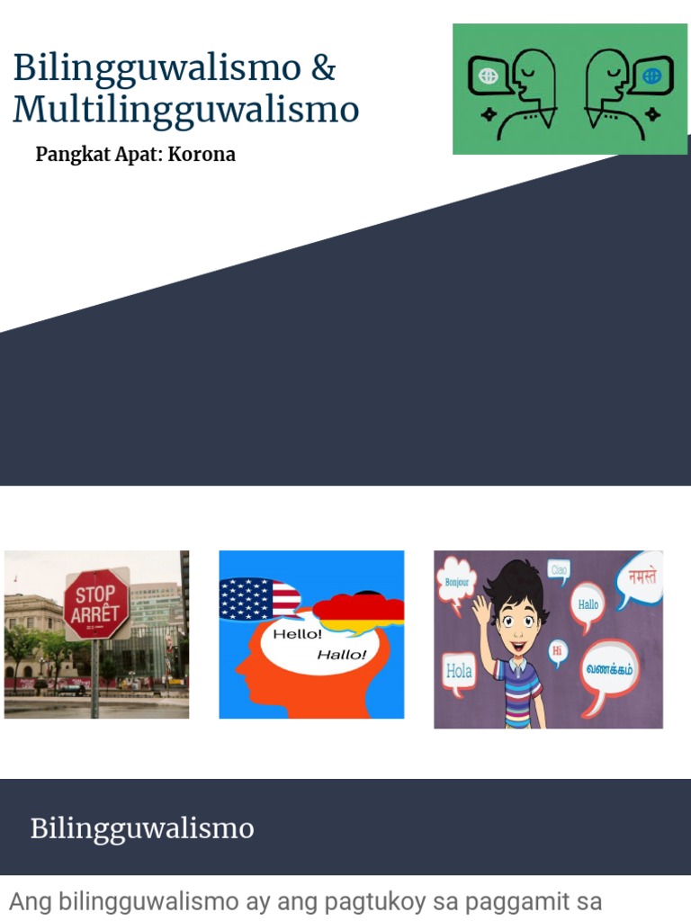 Bilingguwalismo Multilingguwalismo | PDF