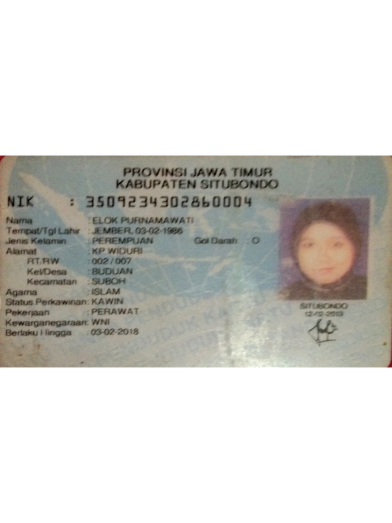 KTP, NPWP, Kta Ppni | PDF