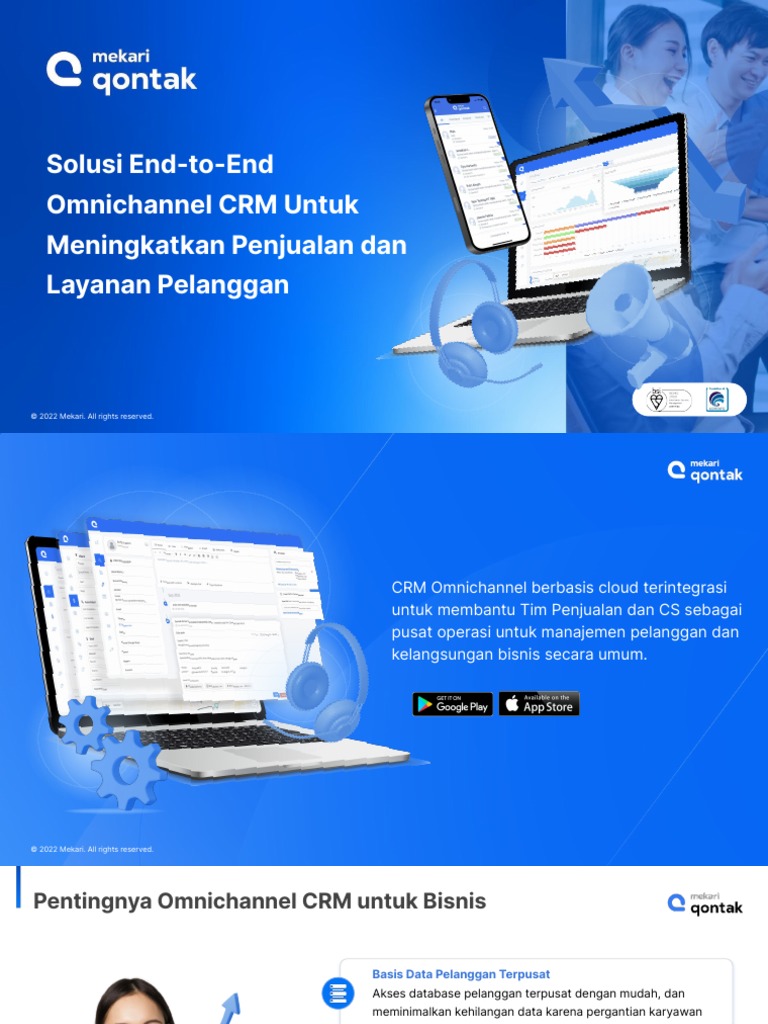 Qontak Interactive Omnichannel CRM Deck 2022 | PDF