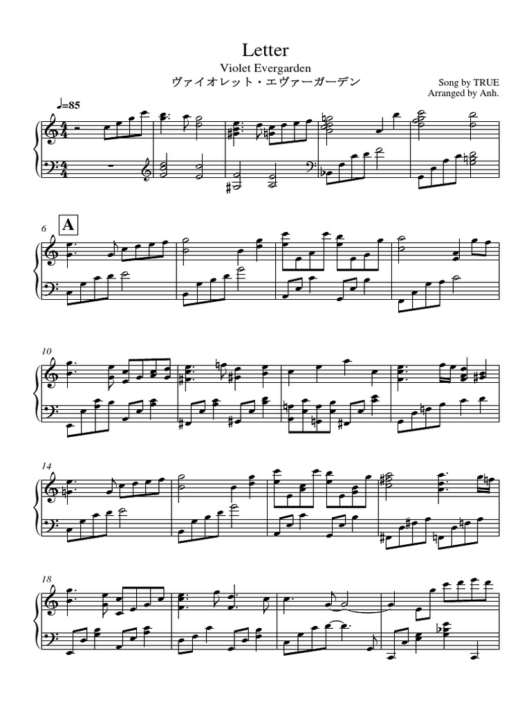 Letter Violet | PDF