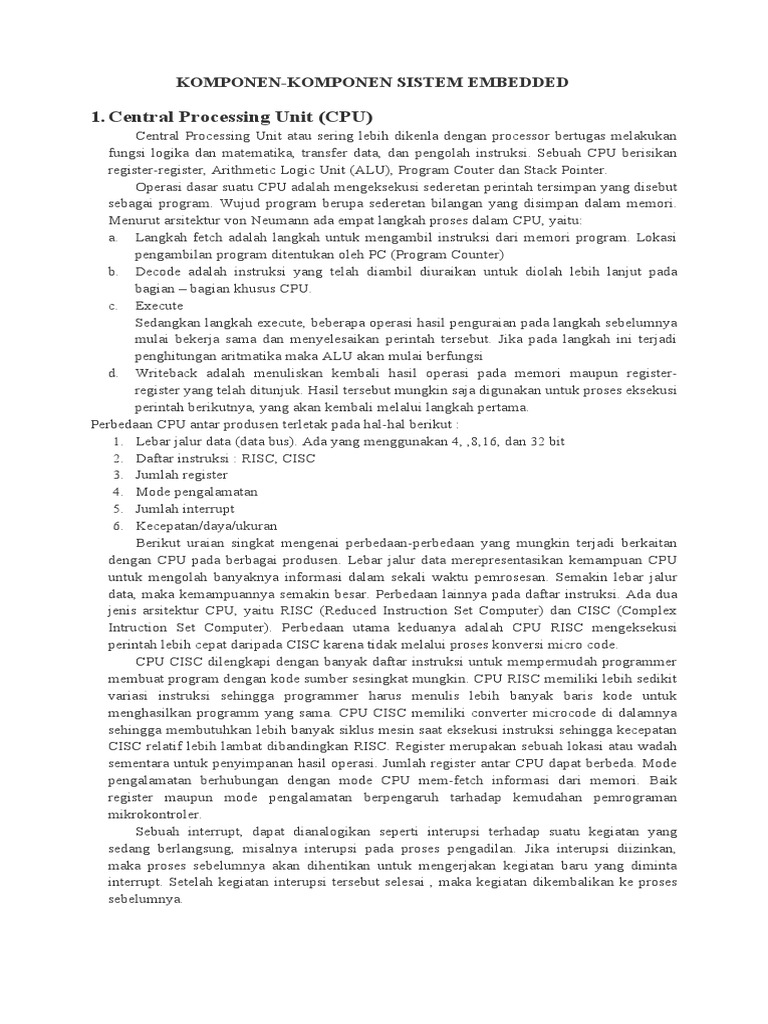 Embedded System | PDF | Seni