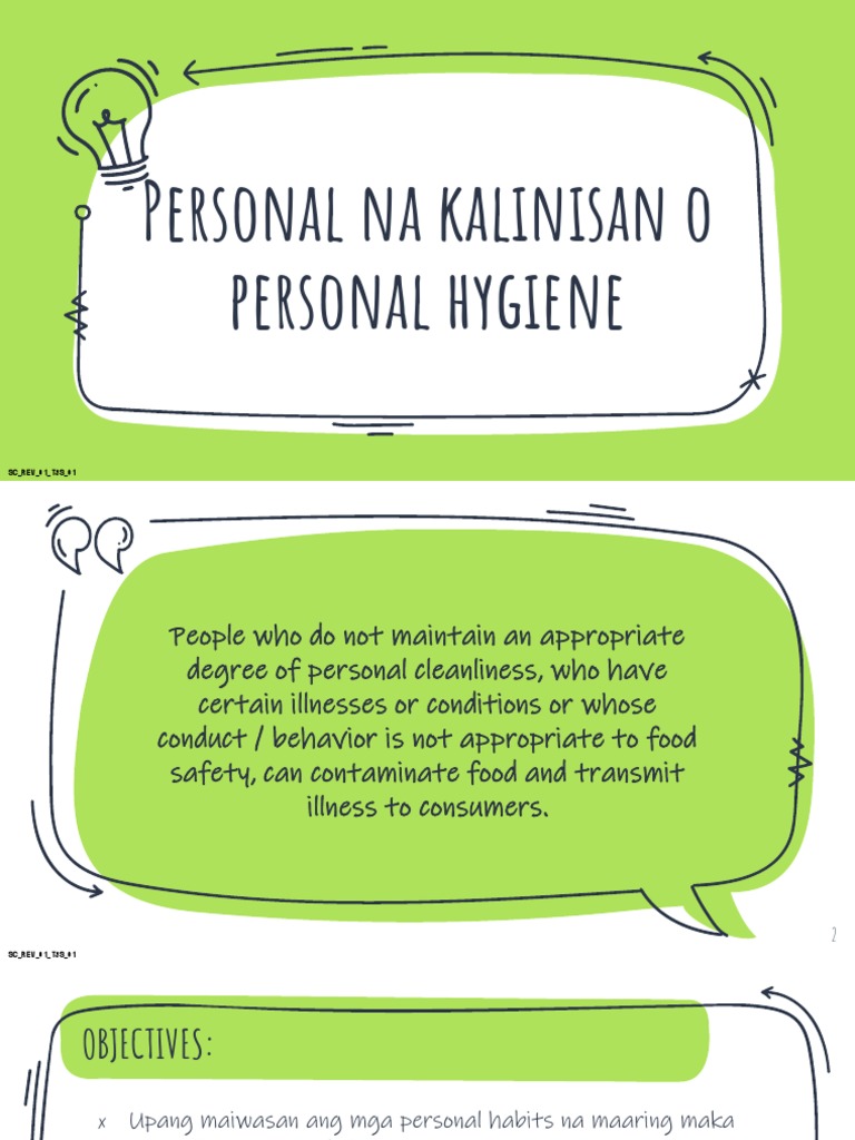 Personal Na Kalinisan - 2 | PDF