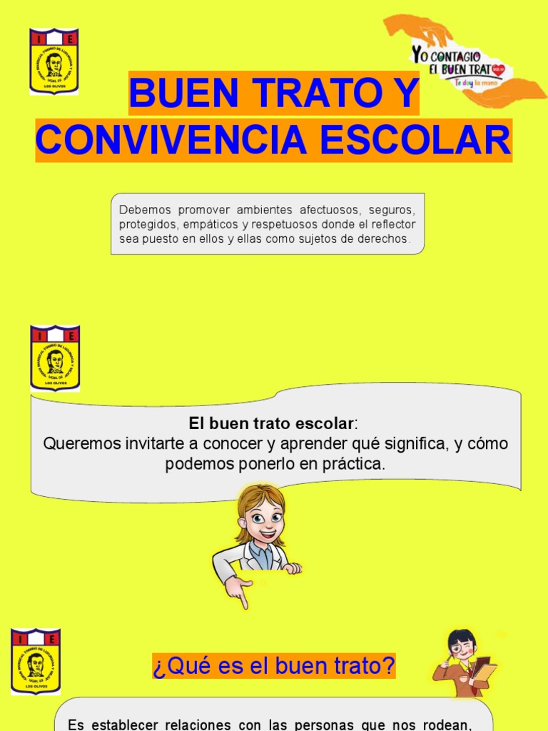 Buen Trato y Convivencia Escolar | PDF | Aprendizaje | Empatía