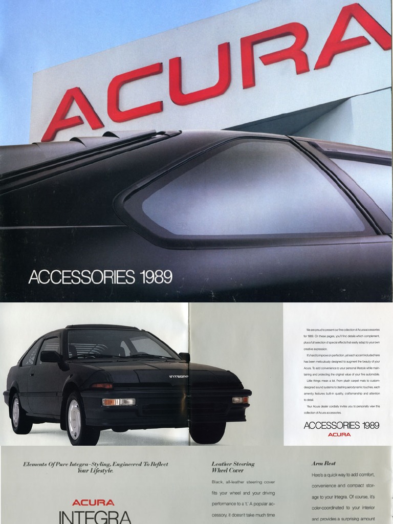 89 Integra Accessories Brochure | PDF