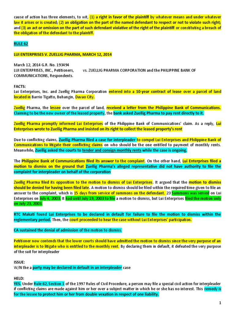 SCA - Case Digests (62-63) | PDF | Lawsuit | Nuisance