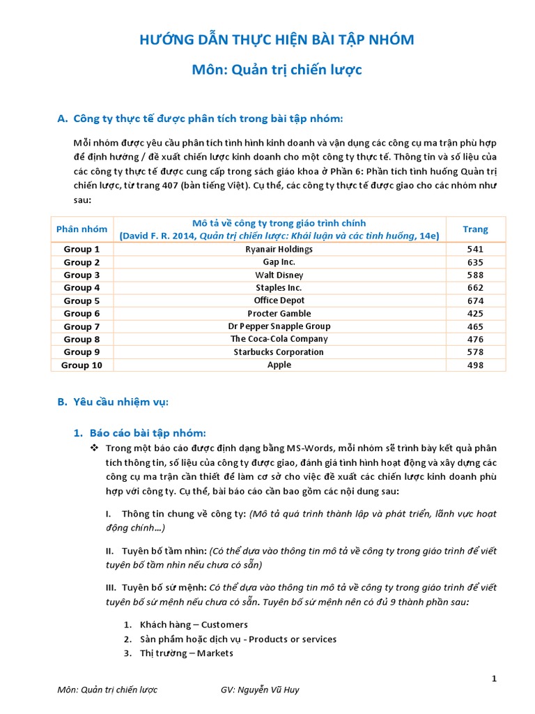221 - QTCL - Guidelines For Group Assignments in The Course SM | PDF