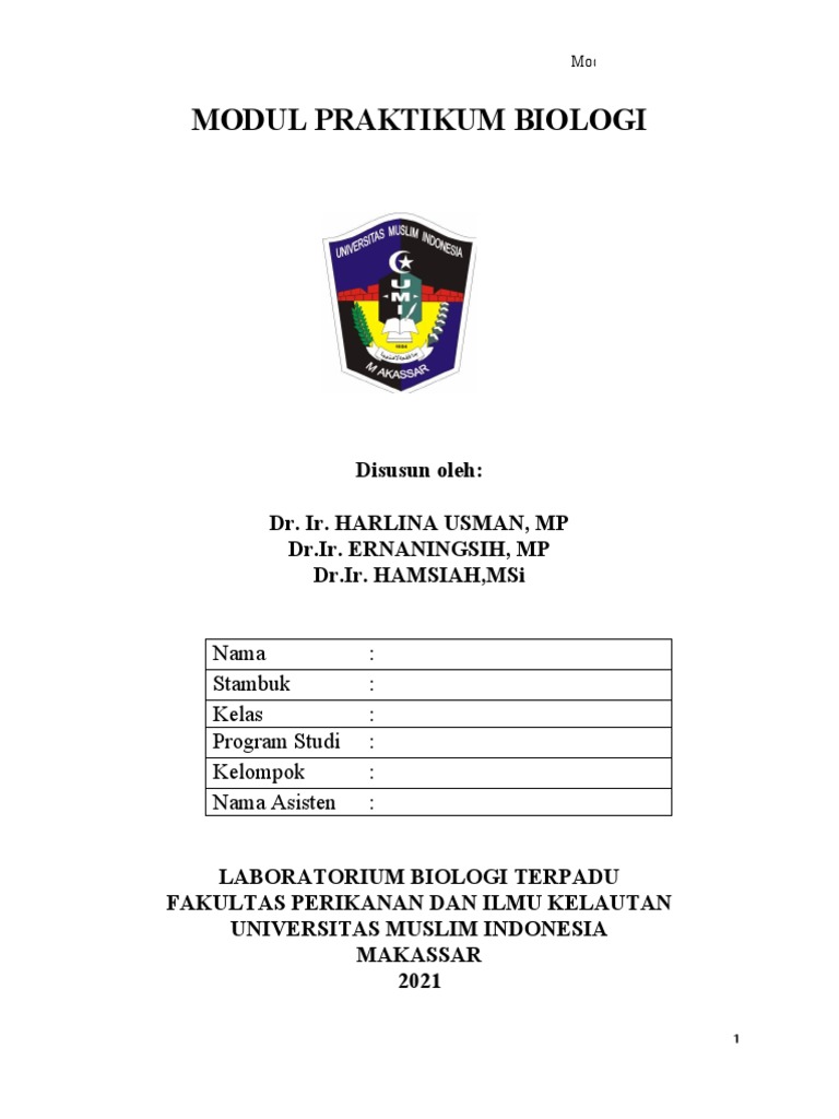 Modul Praktikum Biologi | PDF