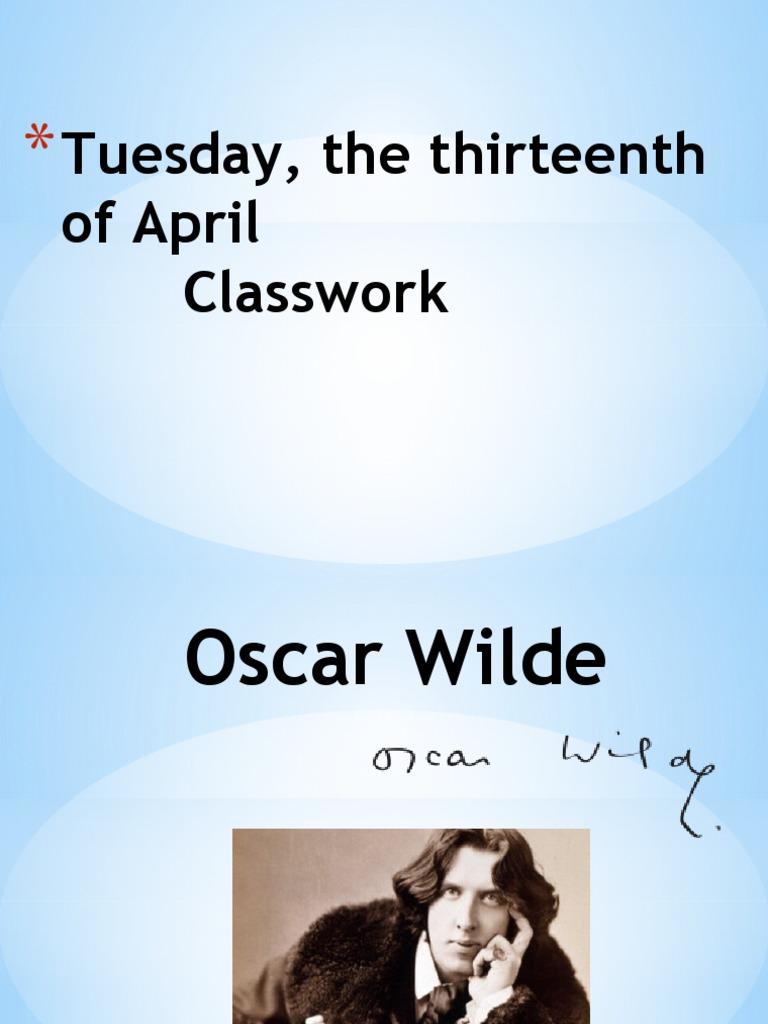 Oscar Wilde | PDF | Classics | General Fiction