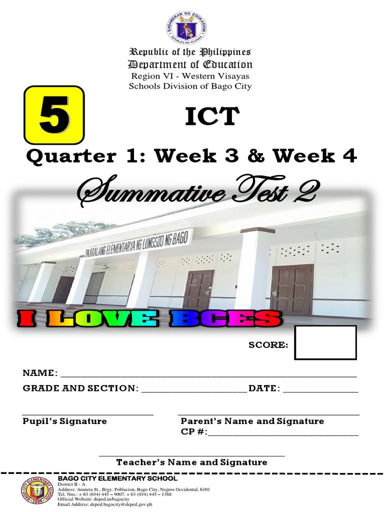 Summative-Test-2 - Ict 5 | PDF