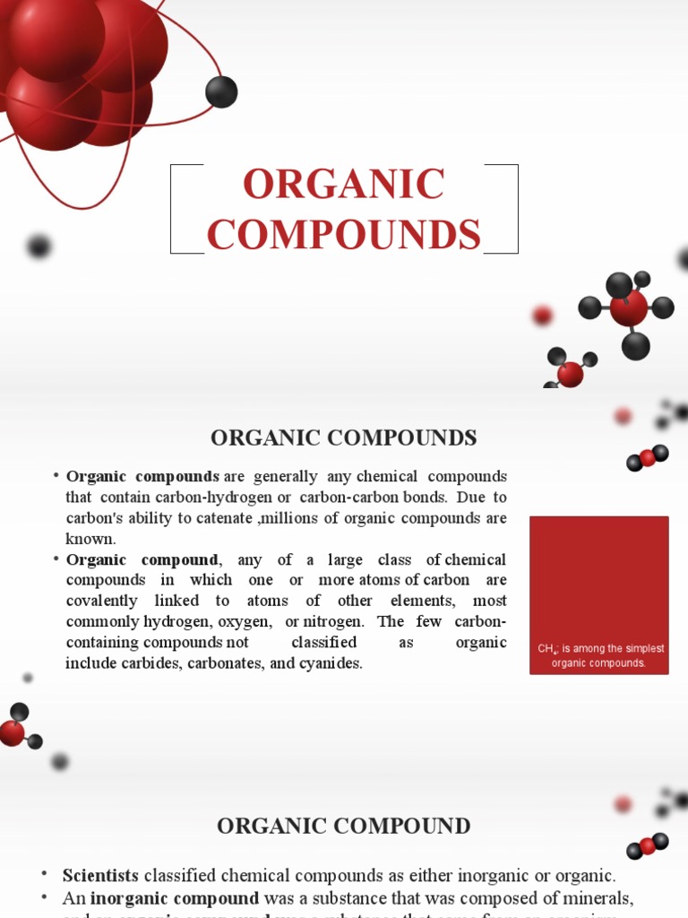 An In-Depth Look at Organic Compounds: Classification, Nomenclature ...