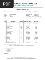 COA-70770L4C25-412342801GW Finar HCL | PDF | Hydrochloric Acid | Chlorine