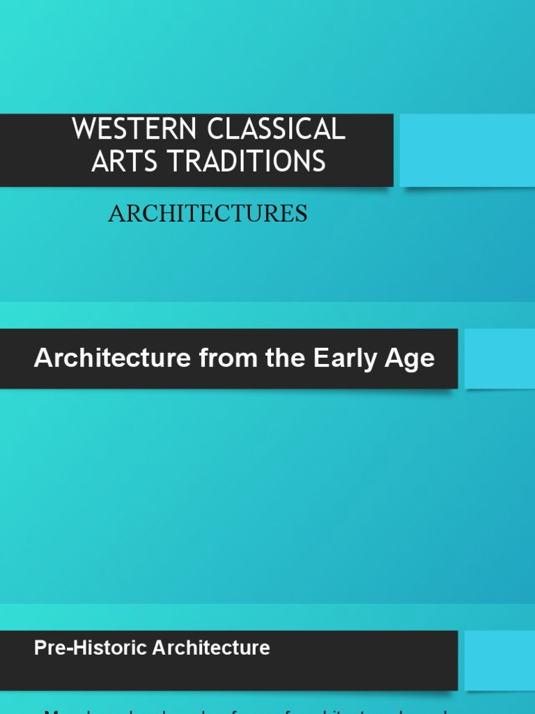 Overview of Western Classical Architecture | PDF | Vault (Architecture ...