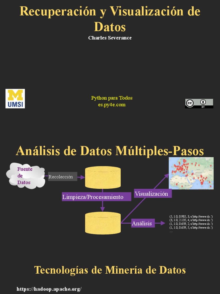 Pythonlearn 16 DatosVisualizacion | PDF | Informática | Software