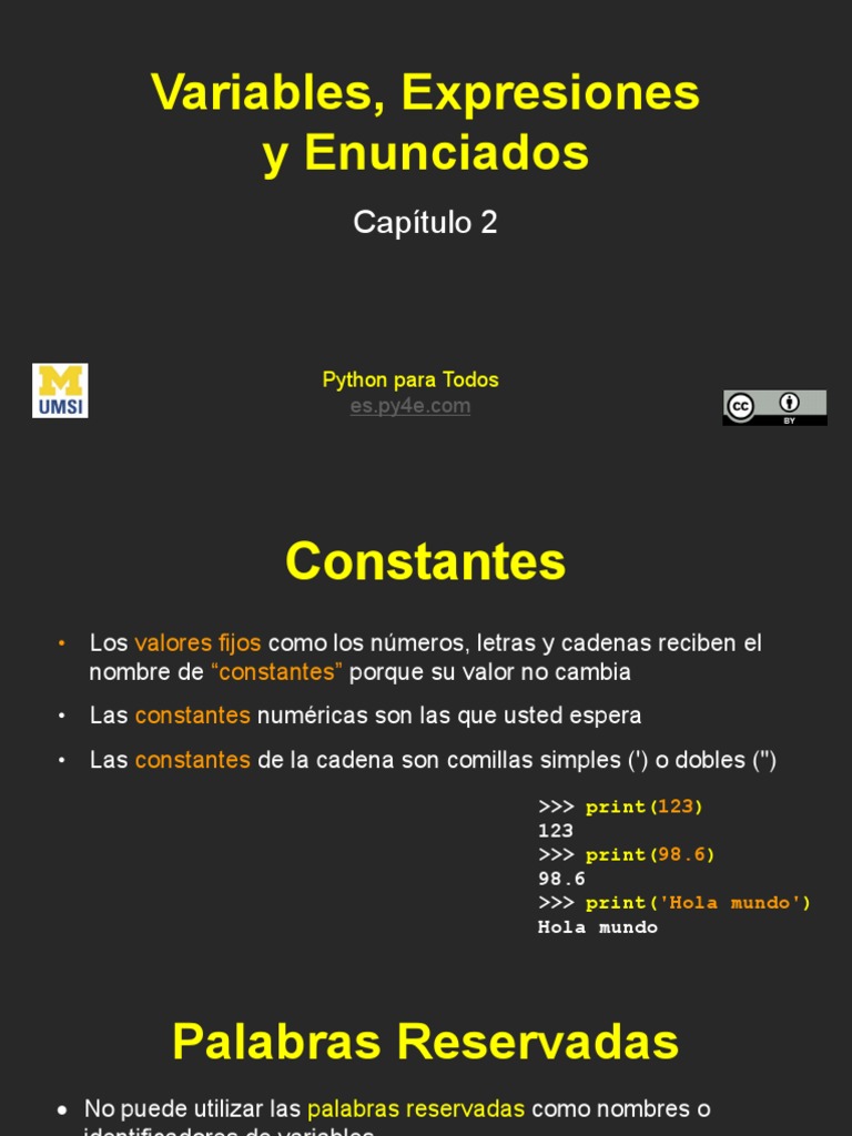 Pythonlearn 02 Expresiones | Descargar gratis PDF | Multiplicación ... Pythonlearn 02 Expresiones | Descargar gratis PDF | Multiplicación ...