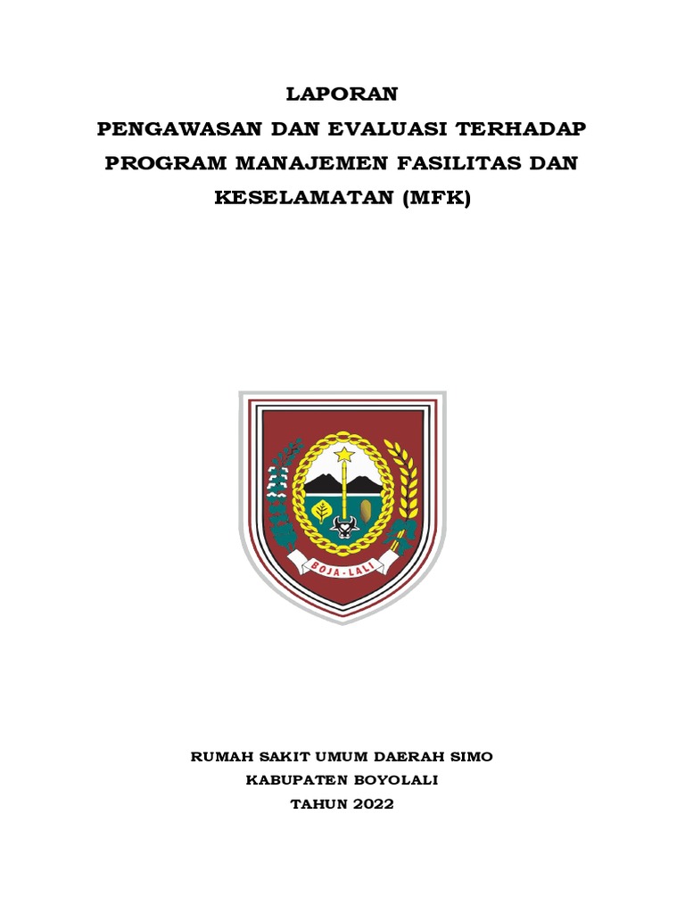 LAPORAN Pengawasan & Evaluasi MFK | PDF | Teknologi & Rekayasa