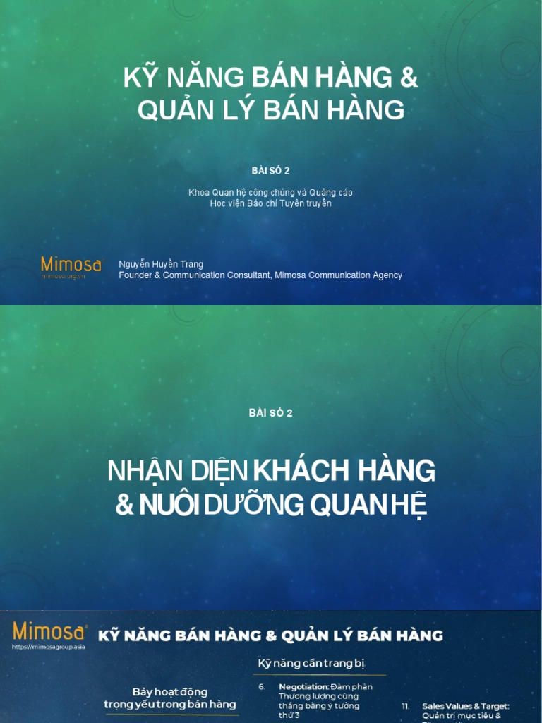 Session 2.1 - Bán Hàng | PDF