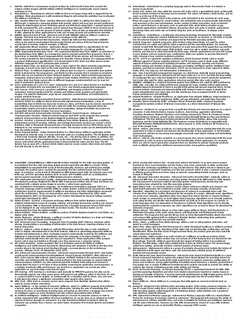 1000 Words | PDF | Application Software | Operating System