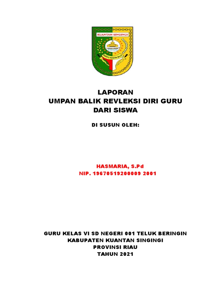 Contoh Umpan Balik Dari Siswa | PDF