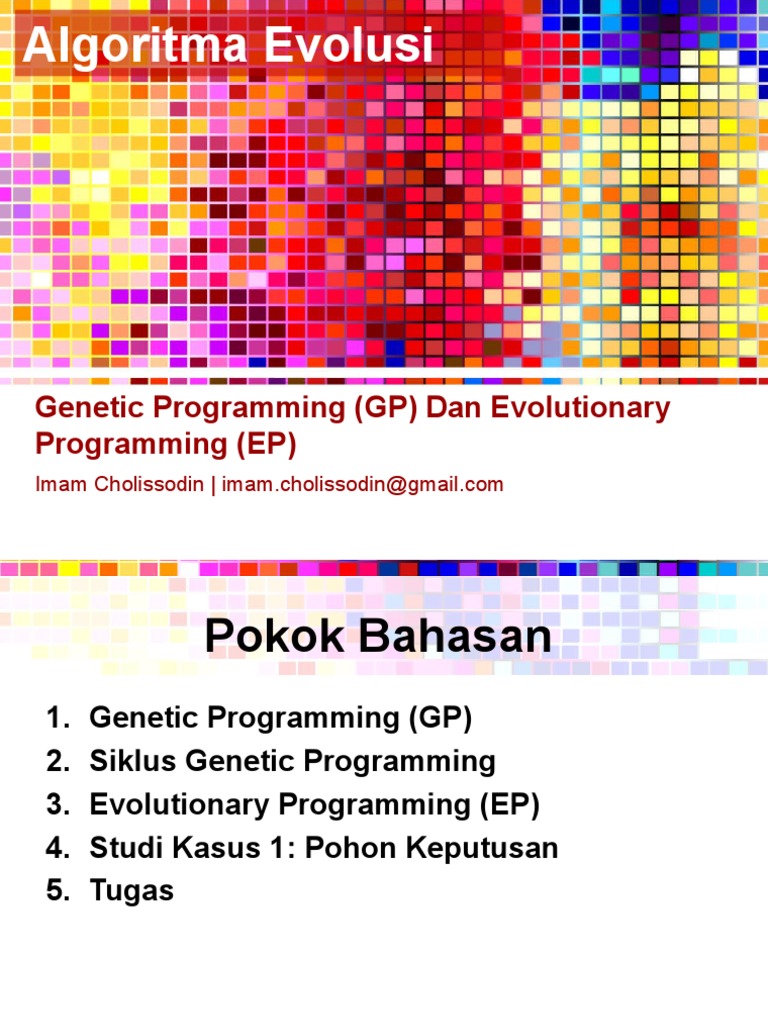 Genetic Dan Evolutionary Programming ALEV BCD L1617 v2.03 | PDF
