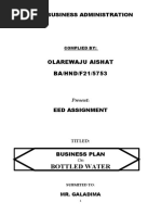Water Refilling Station Business Proposal | PDF | Marketing | Water