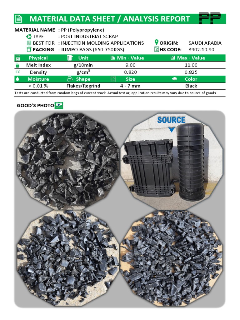 PPCP Black Flakes TDS | PDF