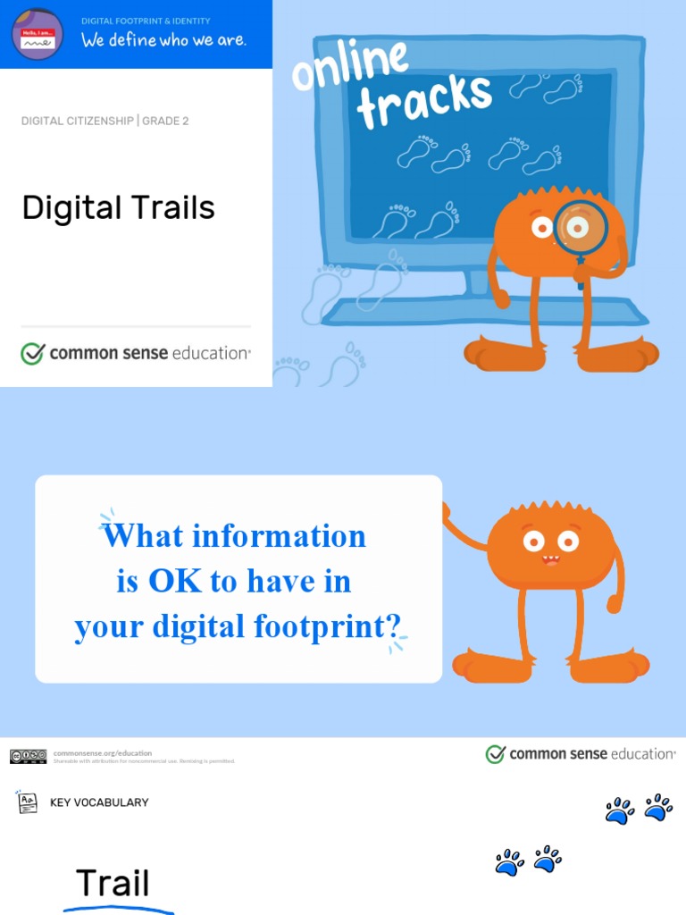 Grade 2 - Digital Trails - Lesson Slides | PDF