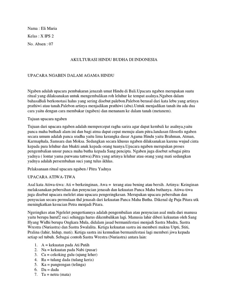 Upacara Ngaben | PDF