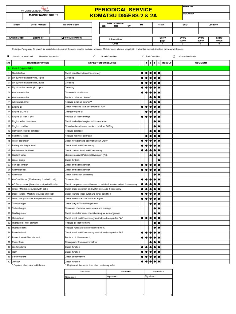 QA10 PS D85SS-2 Dan 2A | PDF | Vehicle Technology | Mechanical Engineering