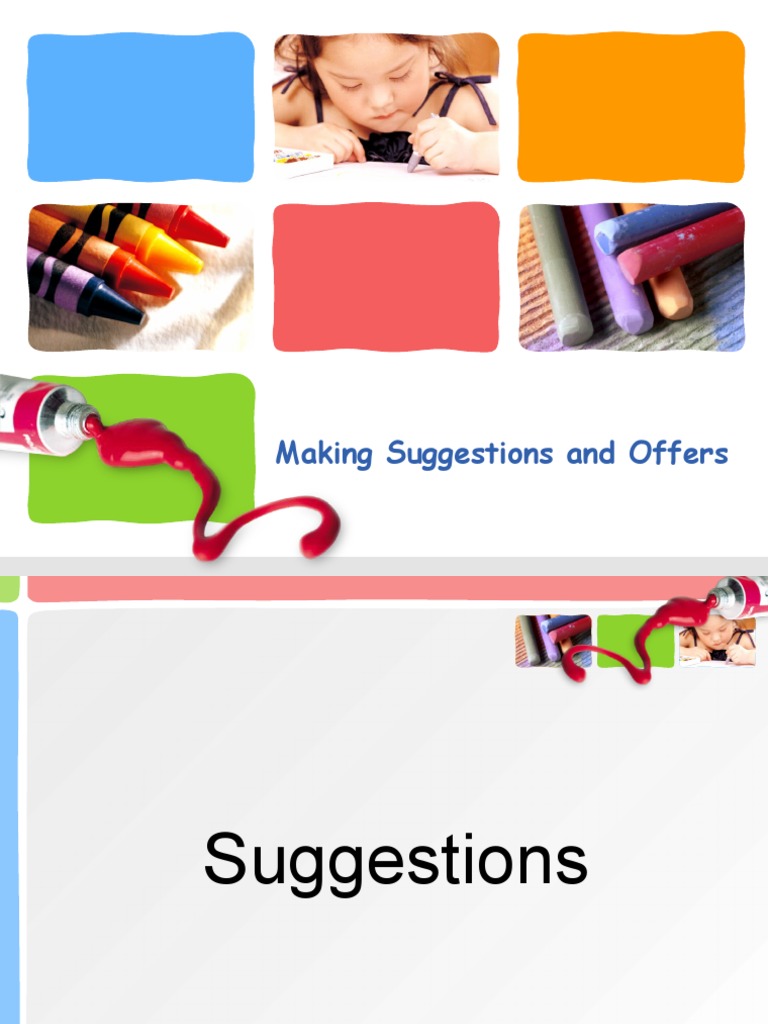 Making Suggestions and Offers | PDF