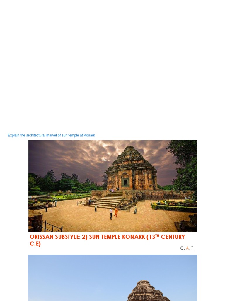 MODULE 4 LECTURE 3 SUNTEMPLE KONARK highlioghted | PDF