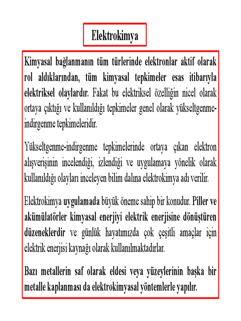 17 Elektrokimya | PDF