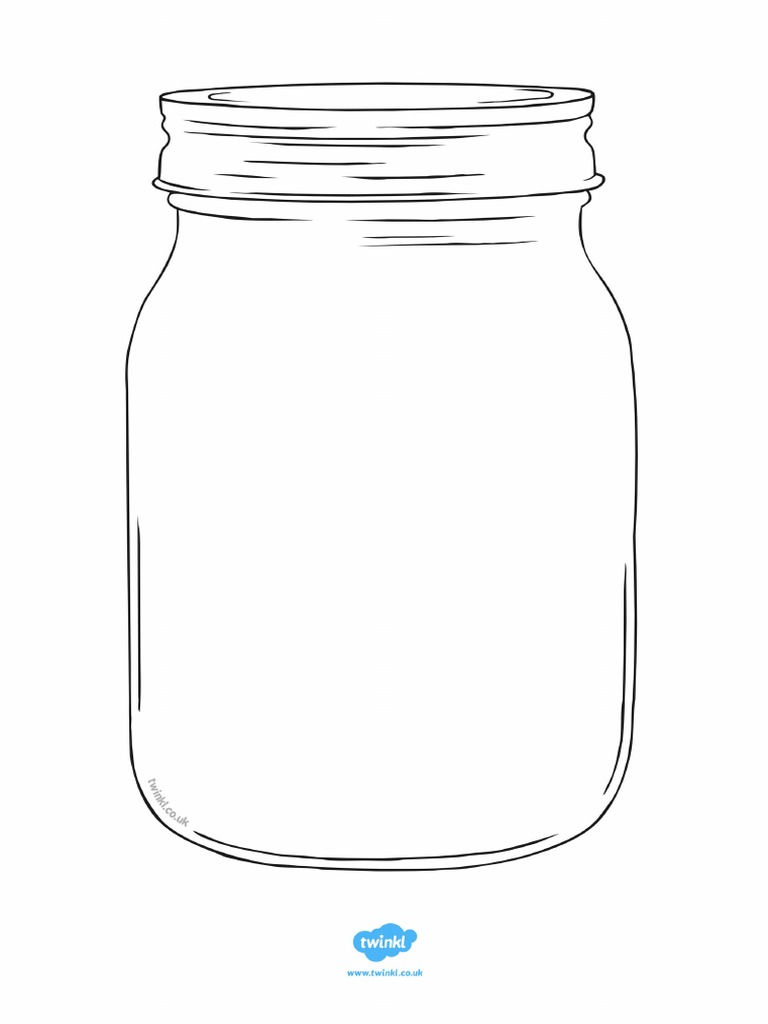 T T 27483 Empty Jar Cut Out A4 | PDF