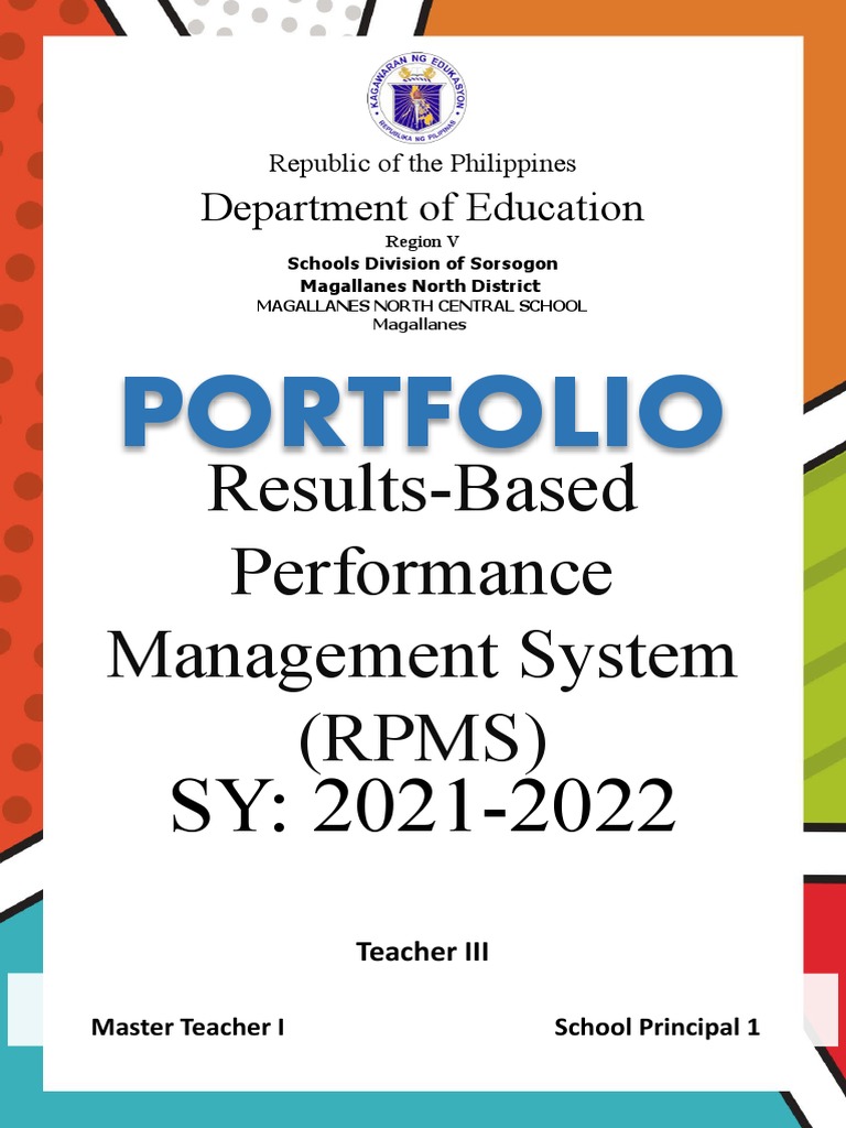 E Rpms Portfolio Design One Depedclick | PDF | Teaching Method | Learning