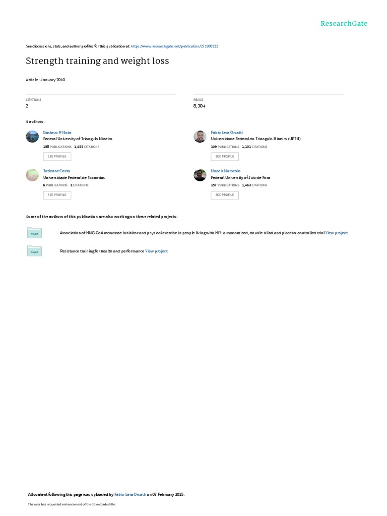 Gustavo Pdf Strength Training Skeletal Muscle